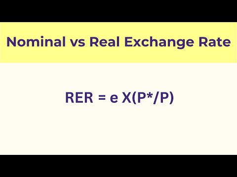 Nominal and Real Exchange Rate - By 2thepoint - YouTube