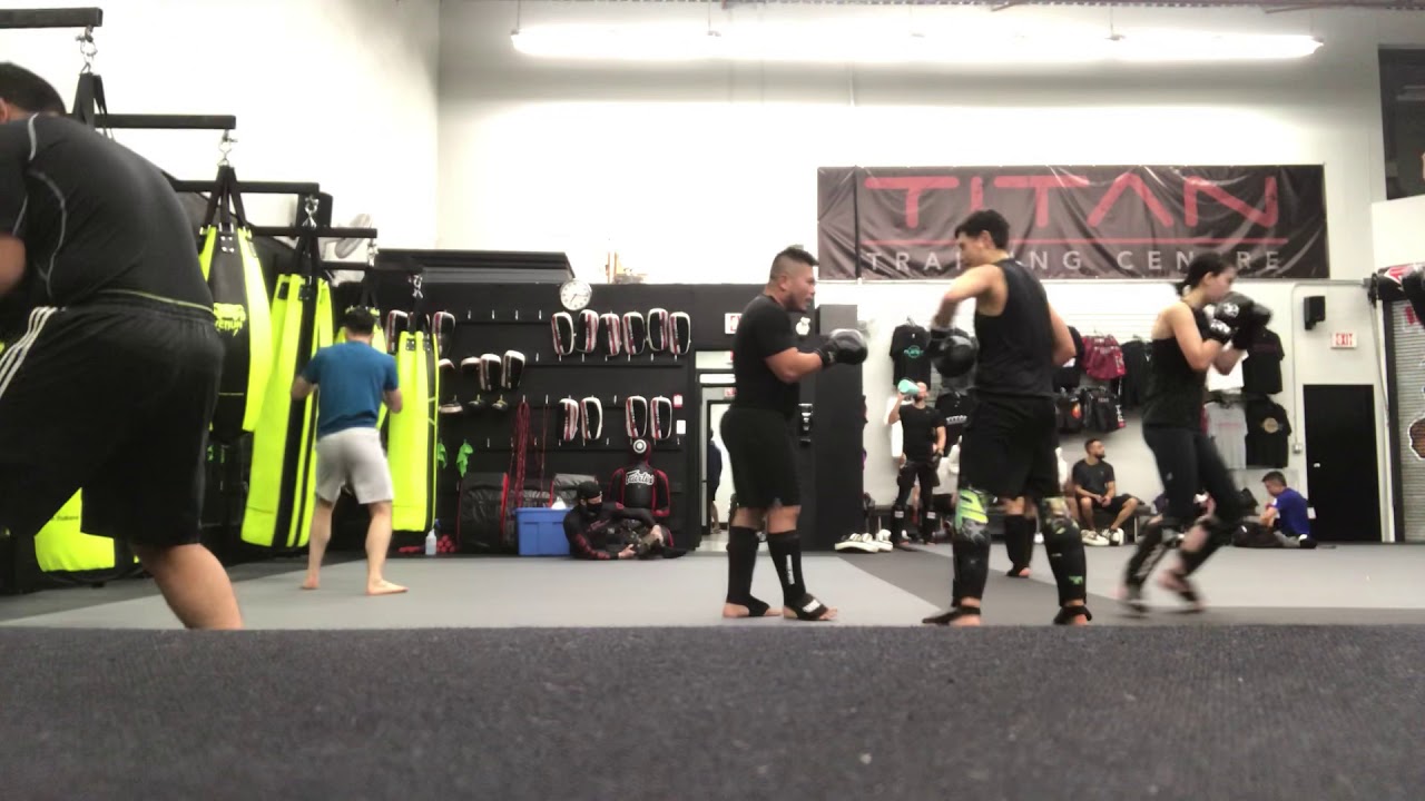 Titan Training Center 2 #sparring #training #kickboxing #mma - YouTube
