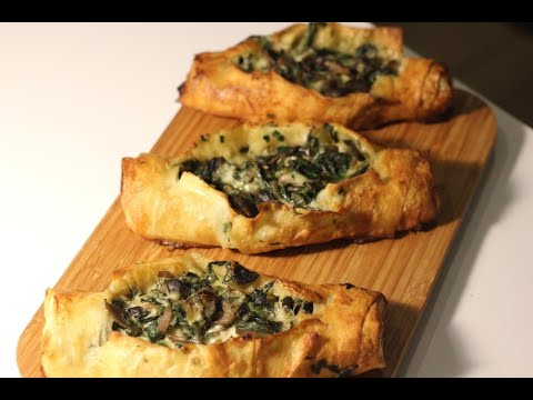 Bu Böreği Mutlaka Ama Mutlaka Deneyin, Pişman Olmayacaksınız, Ispanaklı Mantarlı Karnıyarık Böreği