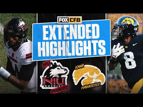 Northern Illinois Huskies vs No. 22 Iowa Hawkeyes Highlights 🏈 FOX College Football