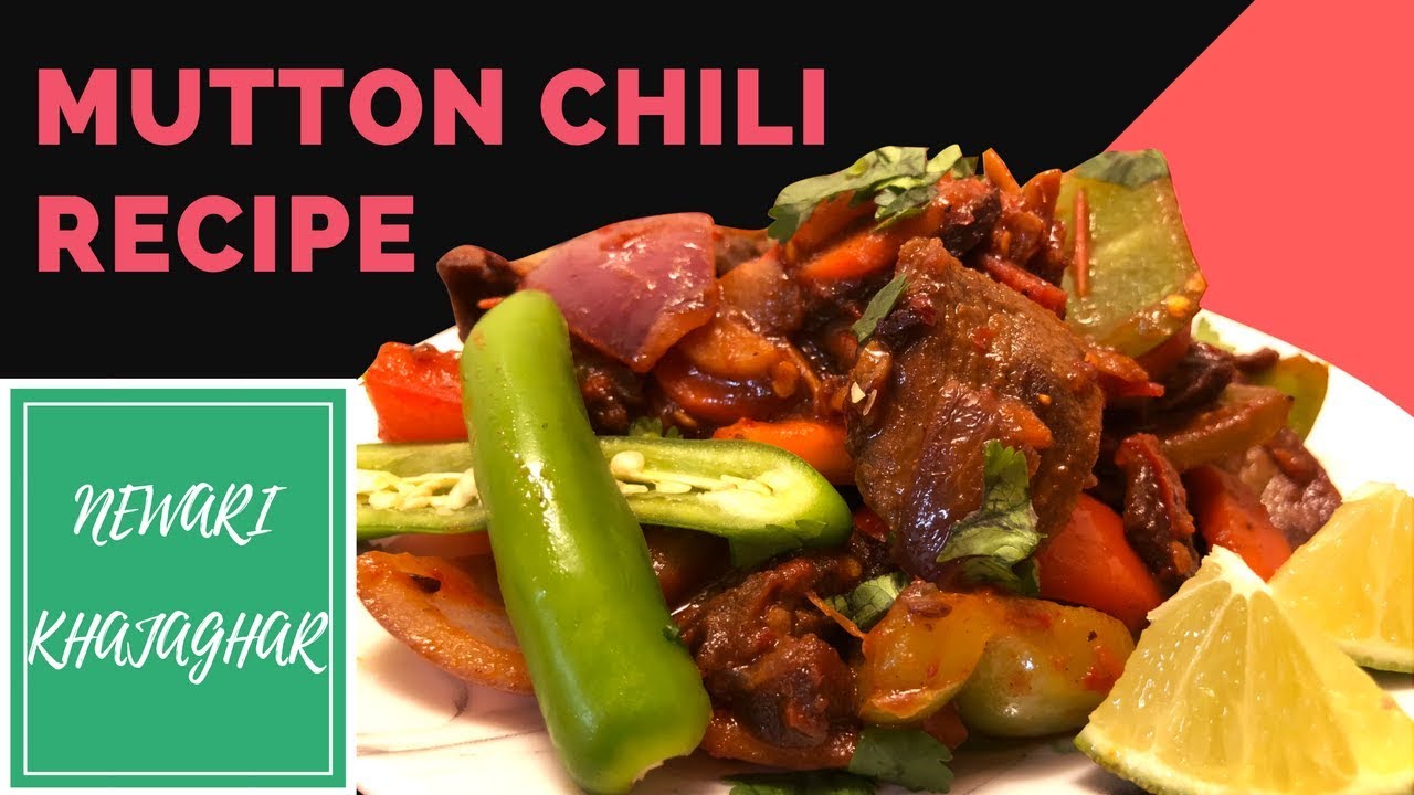How to make chilli mutton Recipe | restaurant style chilli mutton ...