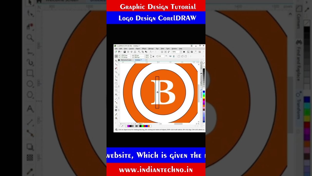 BitCoin Logo Design in CorelDRAW #shorts #3dlogodesign #logodesign # ...