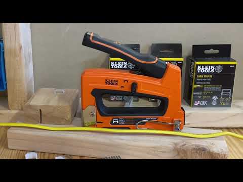 Klein Cable Stapler - YouTube