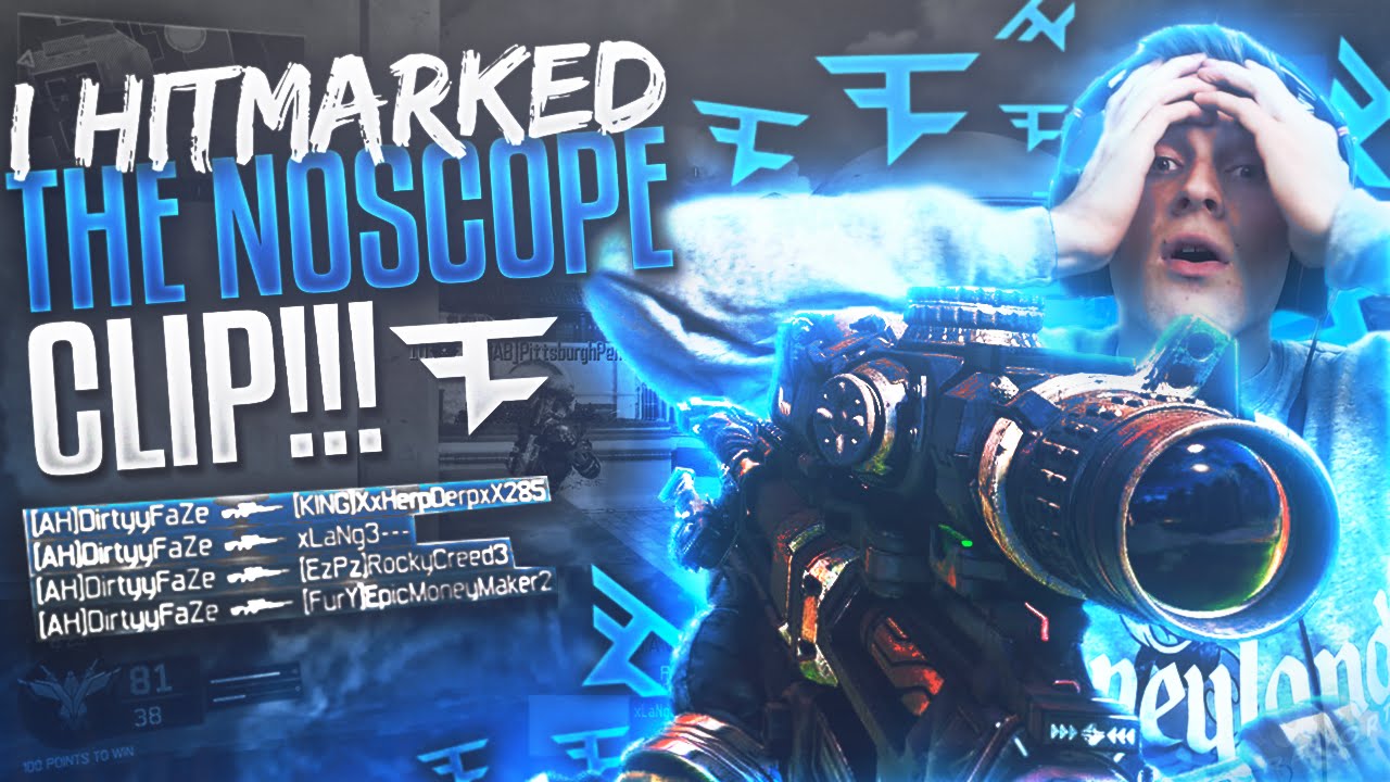 I HIT MARKERED THE NO SCOPE CLIP!!! - YouTube