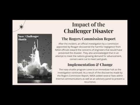 impact of the shuttle disasters (columbia & challenger) on the U.S ...