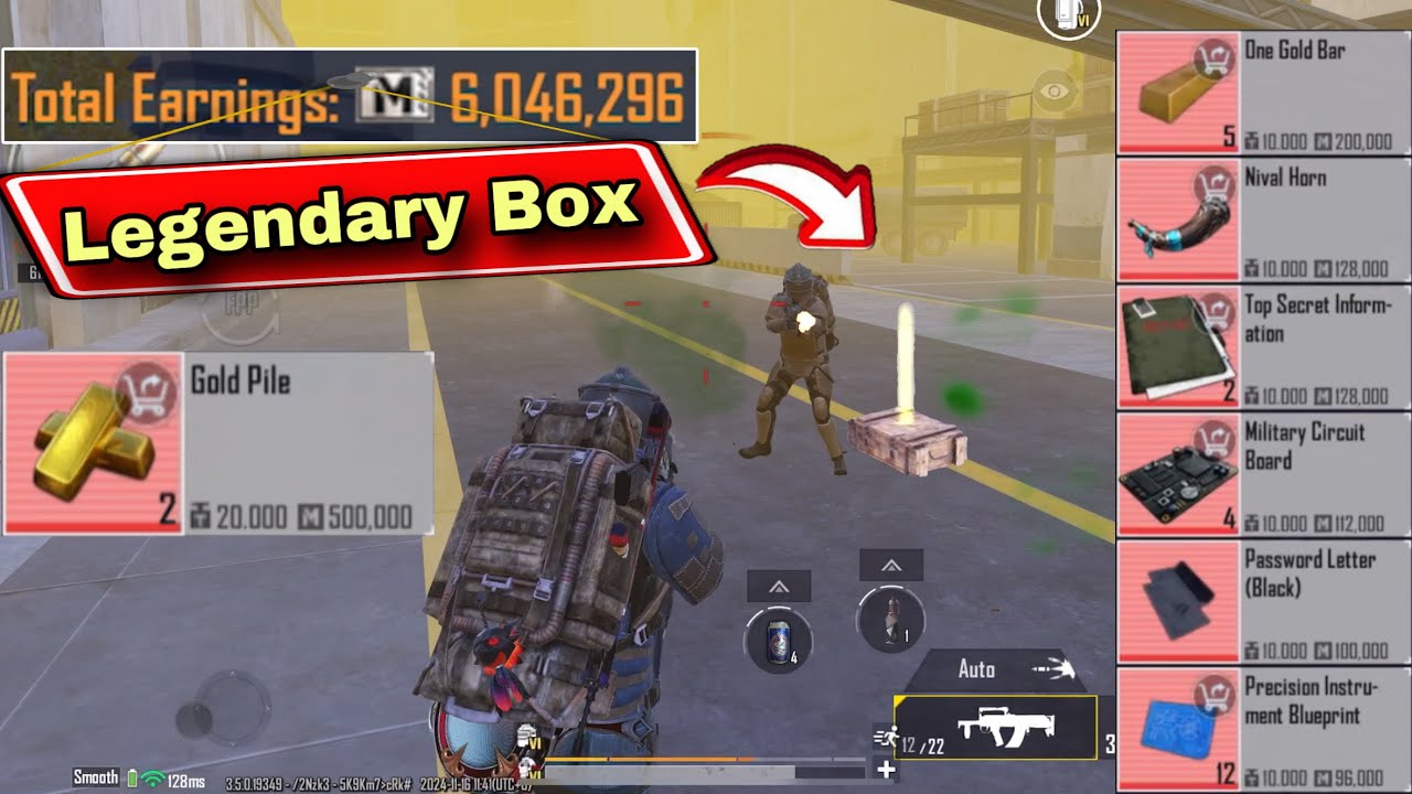 Found First Legendary Box In Chapter 23 New Metro Royale Gameplay ...