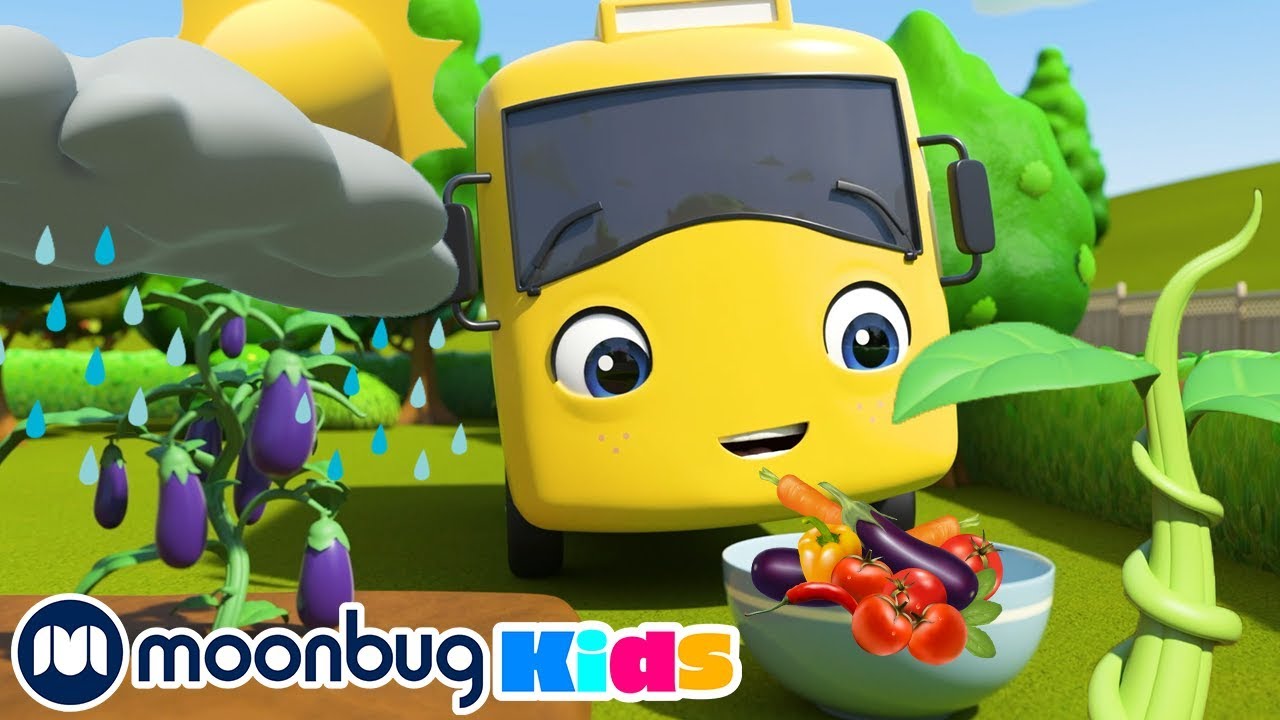 Buster Grows Vegetables At Home! - Go Buster | Baby Songs | Cartoons ...