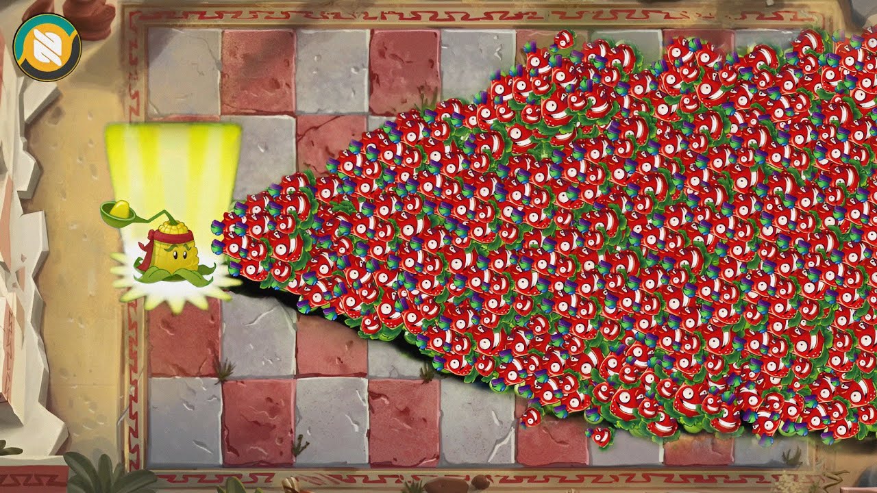 Every Plant 1 POWER-UP Vs Torchlight Zombie - Plants Vs Zombies 2 - YouTube