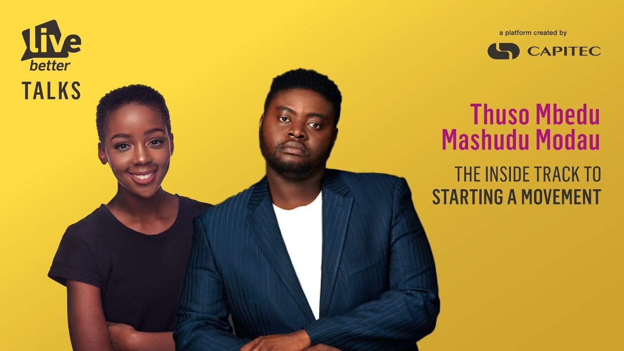 The inside track to starting a movement | Mashudu Modau & Thuso Mbedu ...