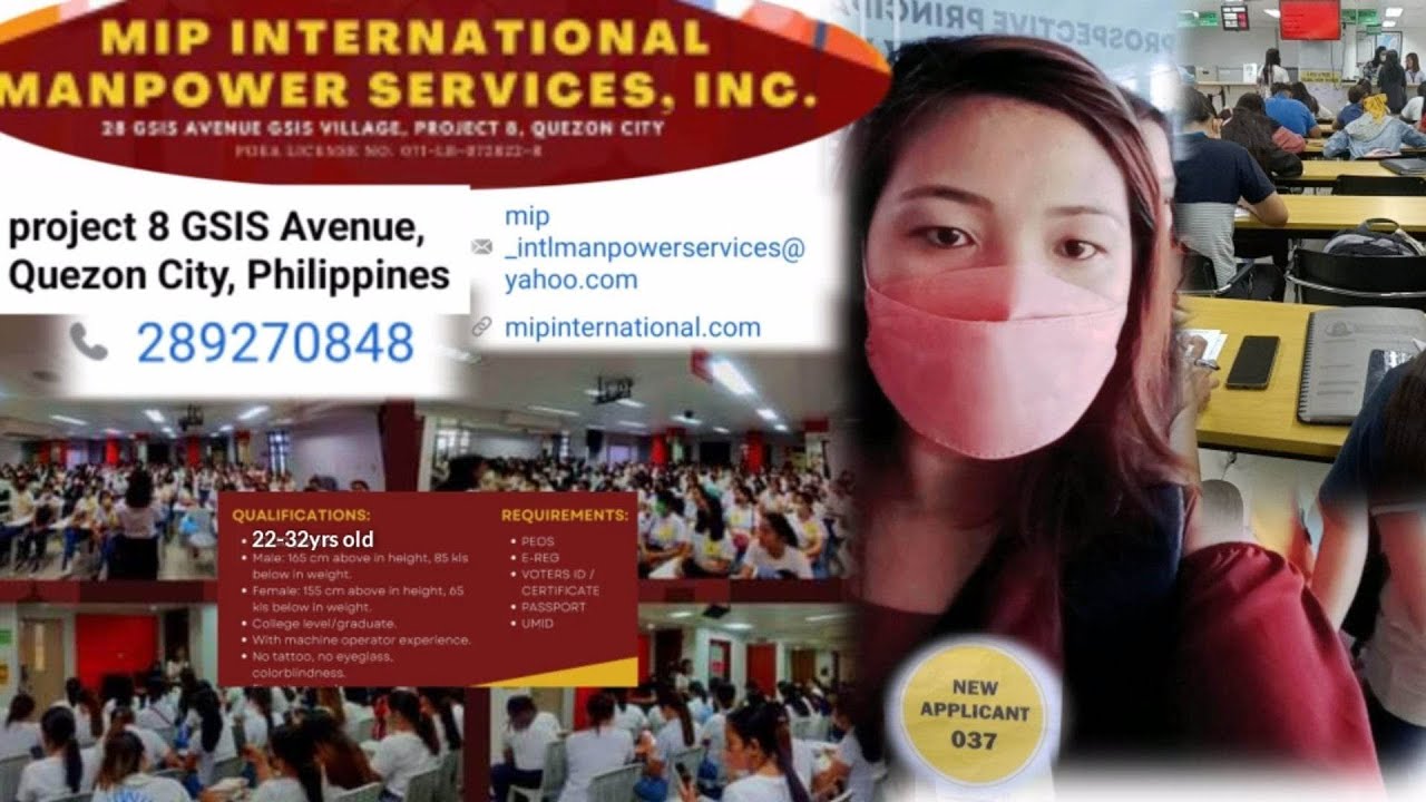 How to apply MIP Agency Factory worker's bound to TAIWAN # ...