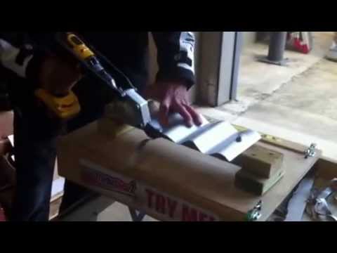 Corrugated Roof Sheet Shear - YouTube