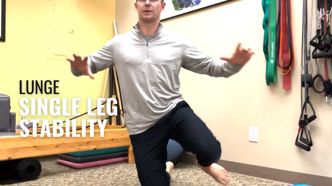 Lunge Single Leg Control - YouTube