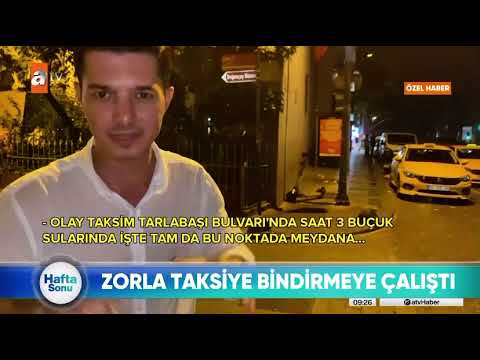 Beyoğlu’nda Saldırgan Adam Yanındaki Kadını Darp Etti, Zorla Taksiye Bindirmek İstedi - Altay Altuğ