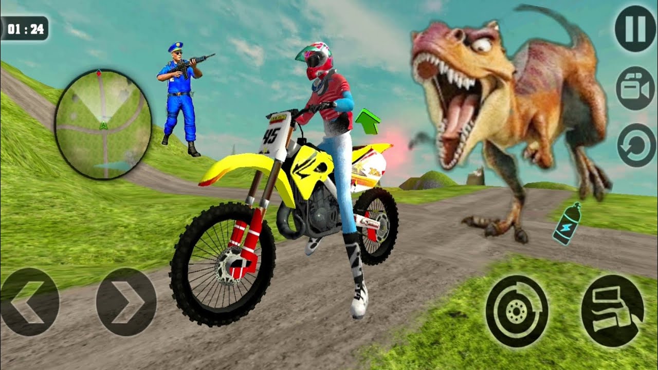Extreme Motocross Bike Racing Simulator #4 - Uphill Offroad Motorbike ...