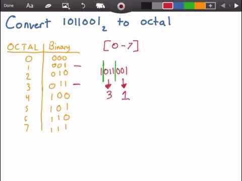 Binary to Octal - YouTube
