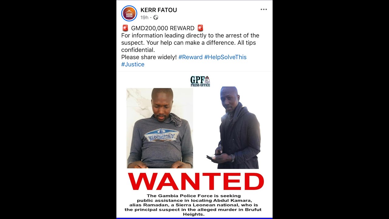 Police tells the public to help them locate the principal suspect(ABDUL ...