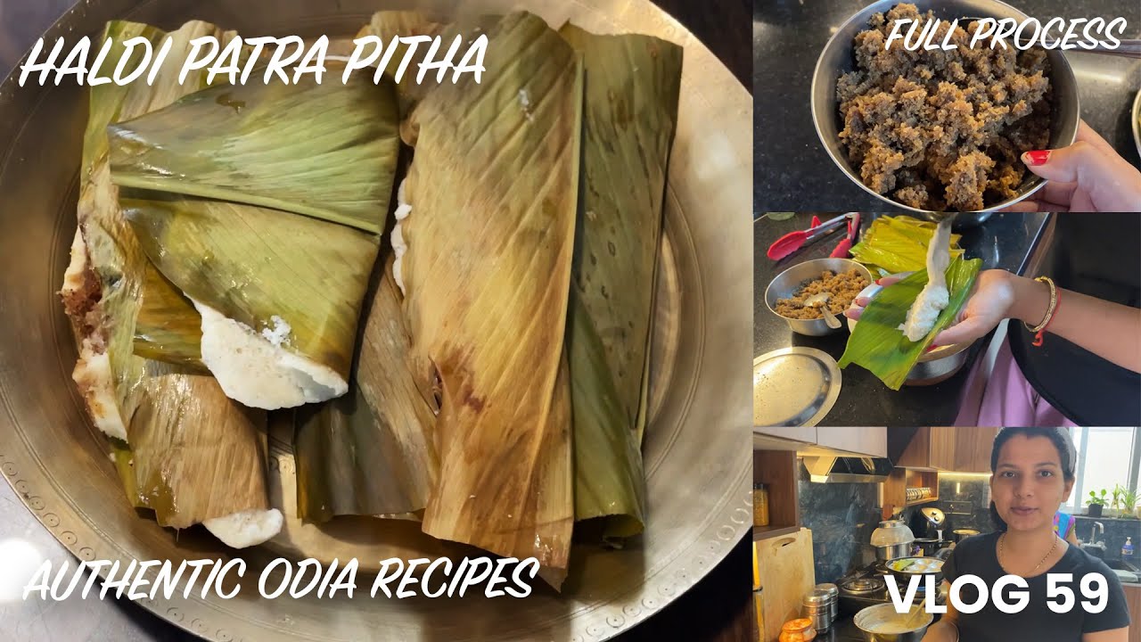 Haldi Patra Pitha Authentic ODIA Recipe | ହଳଦୀ ପତ୍ର / ଏଣ୍ଡୁରୀ ପିଠା ...