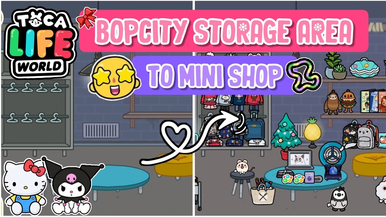 Free Bopcity Storage Area into Mini Shop in tocalifeworld| Toca Boca ...
