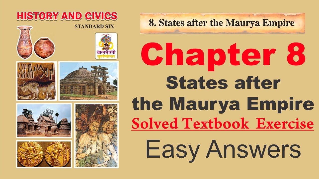 Std 6th History Chp 8 - States After the Maurya Empire Question ...