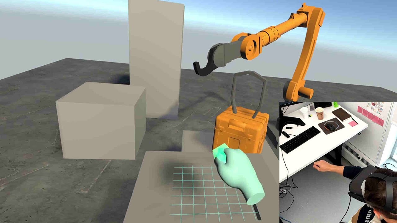 VR Robotic Arm Control: Quest Hand Tracking - YouTube