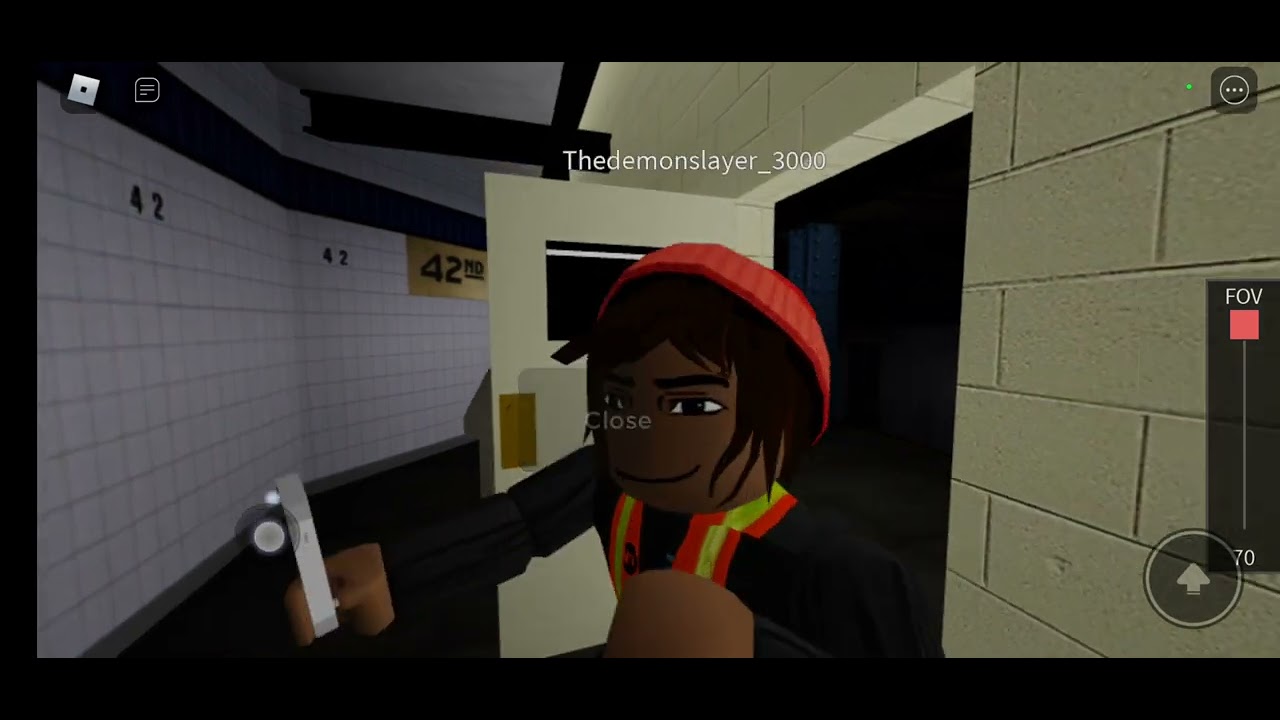 A tour in the abandoned station of 42nd St in Roblox Lower Level ...
