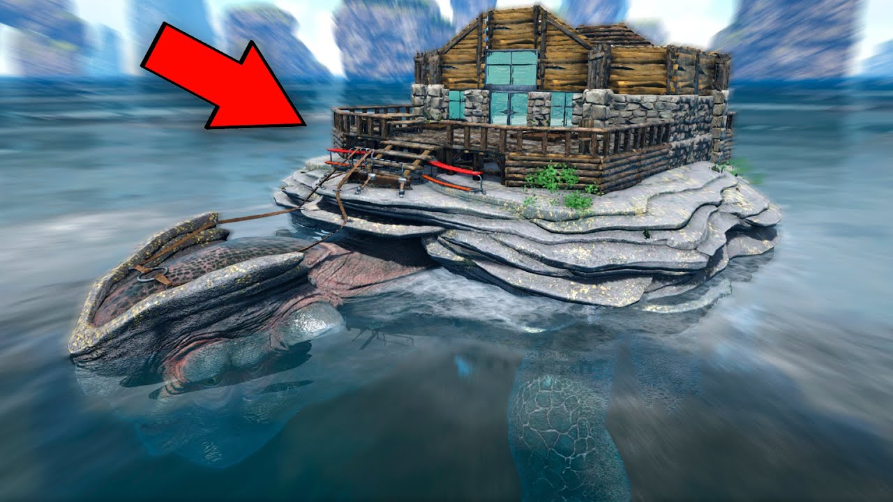 100 DÍAS EN ARK: GENESIS 1 - LES MUESTRO MI BASE MÓVIL ACUÁTICA - YouTube