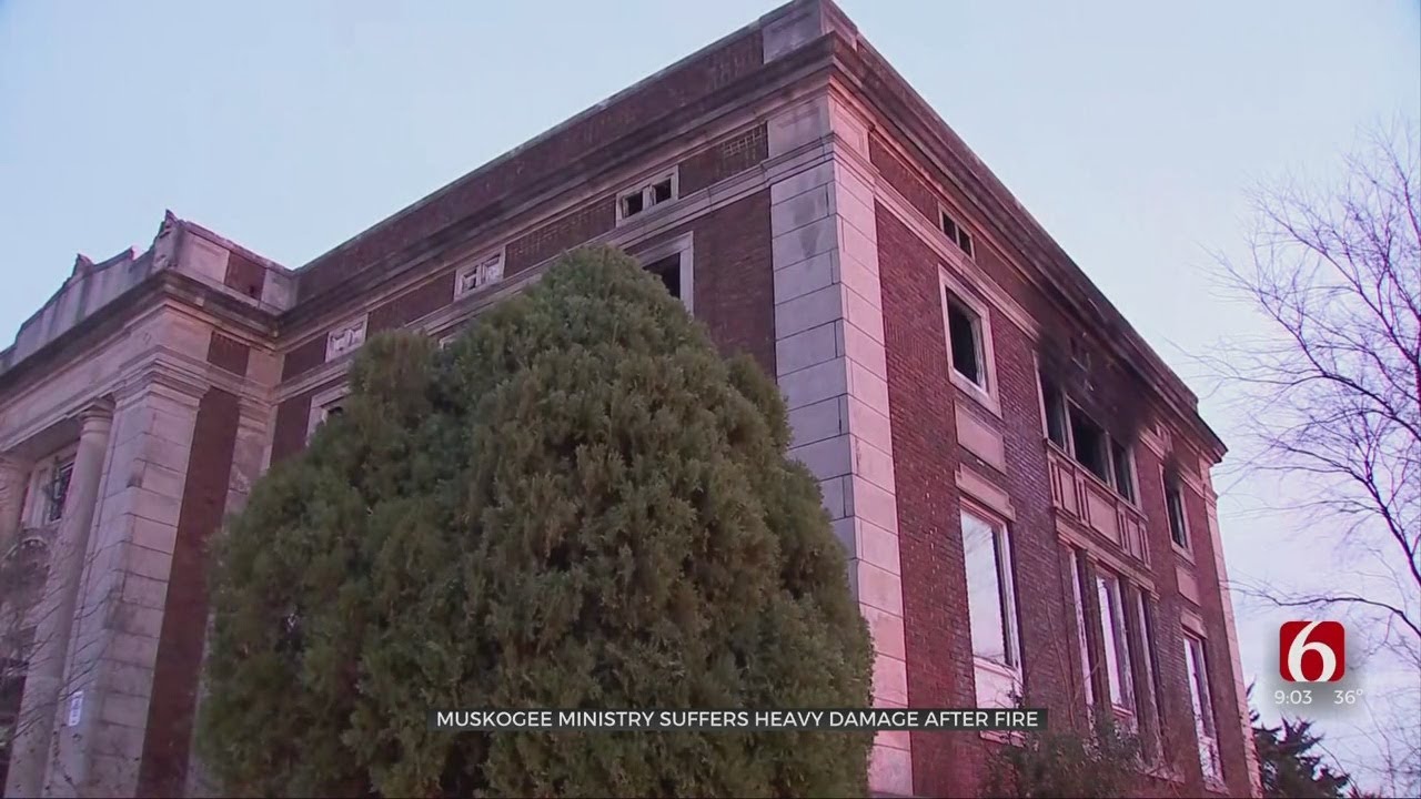 Muskogee Firefighters Put Out Fire At Ark Of Faith Foundation - YouTube