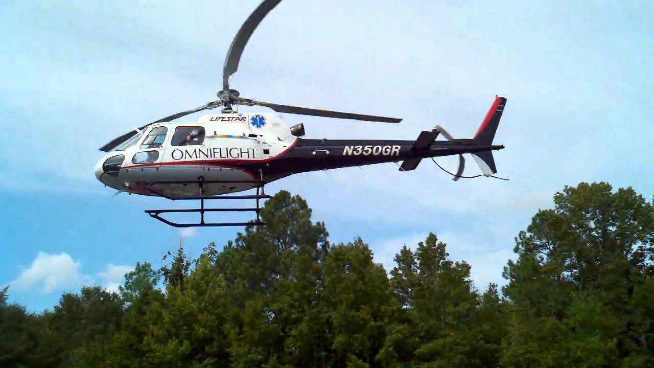 LifeStar Air ambulance Omniflight Helicopter - YouTube