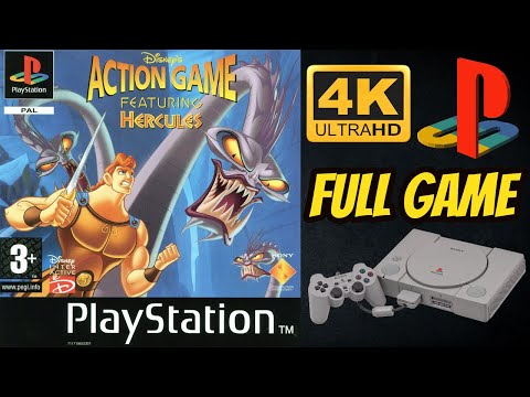 Disney's Hercules | PS1 | 4K60ᶠᵖˢ UHD🔴 | Longplay Walkthrough Playthrough Full Movie Game
