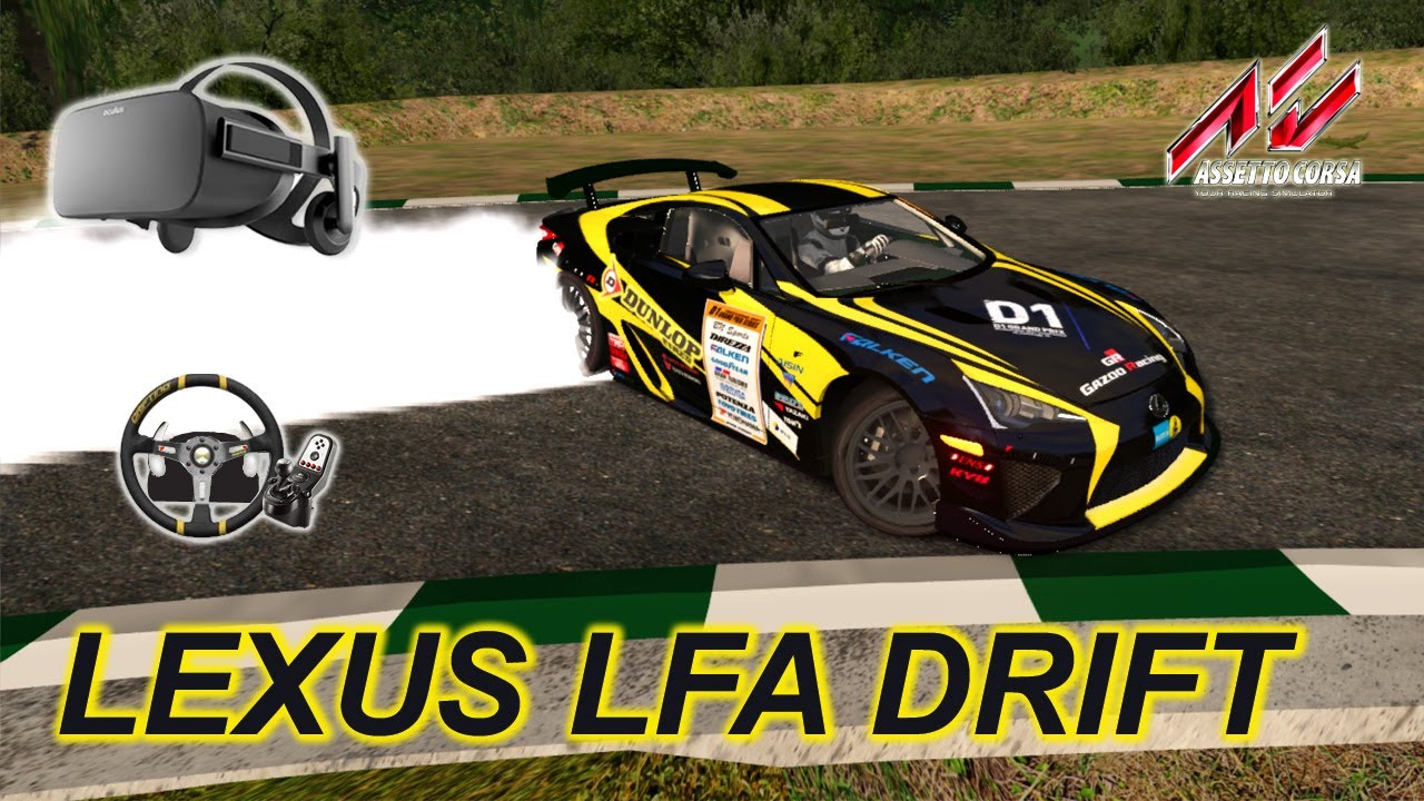 Drift Assetto Corsa - Lexus LFA D1 - YouTube