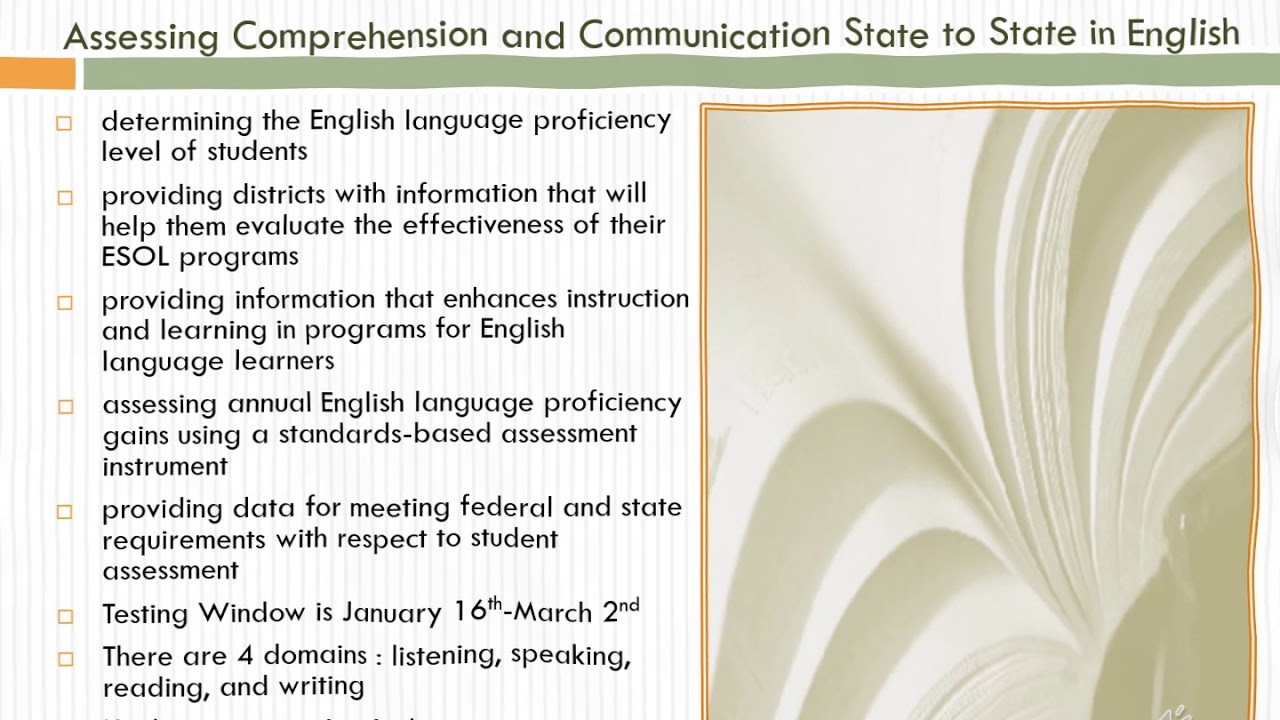 Overview of ESOL program - YouTube