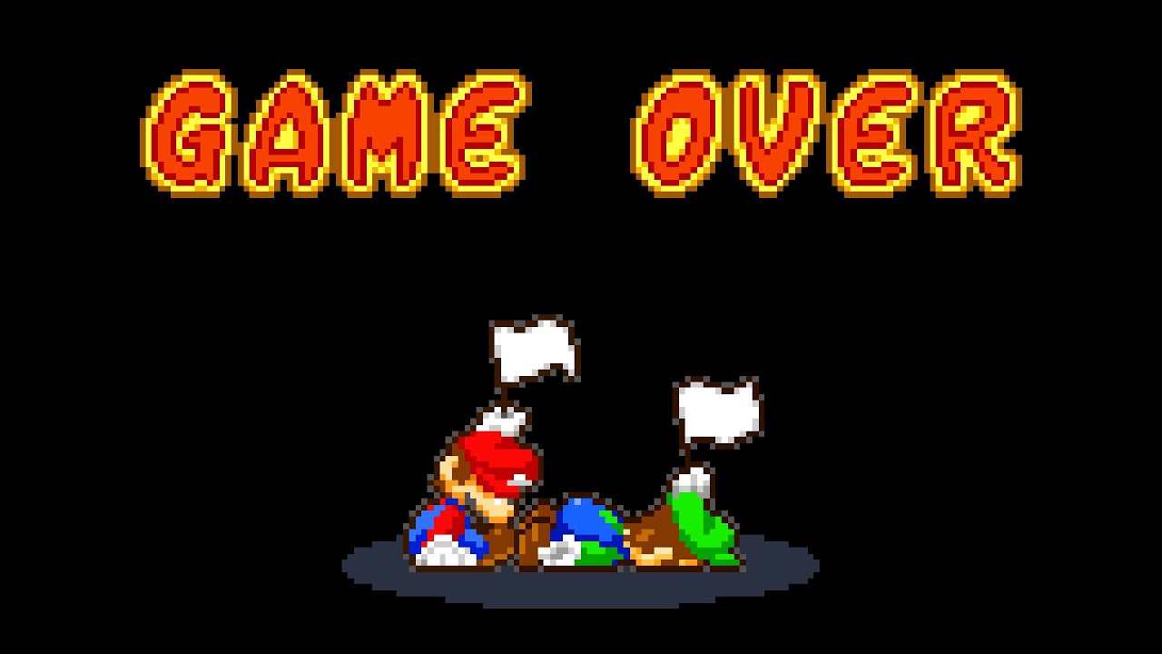 Beta Game Over (Mario & Luigi: Superstar Saga Prototype) - YouTube