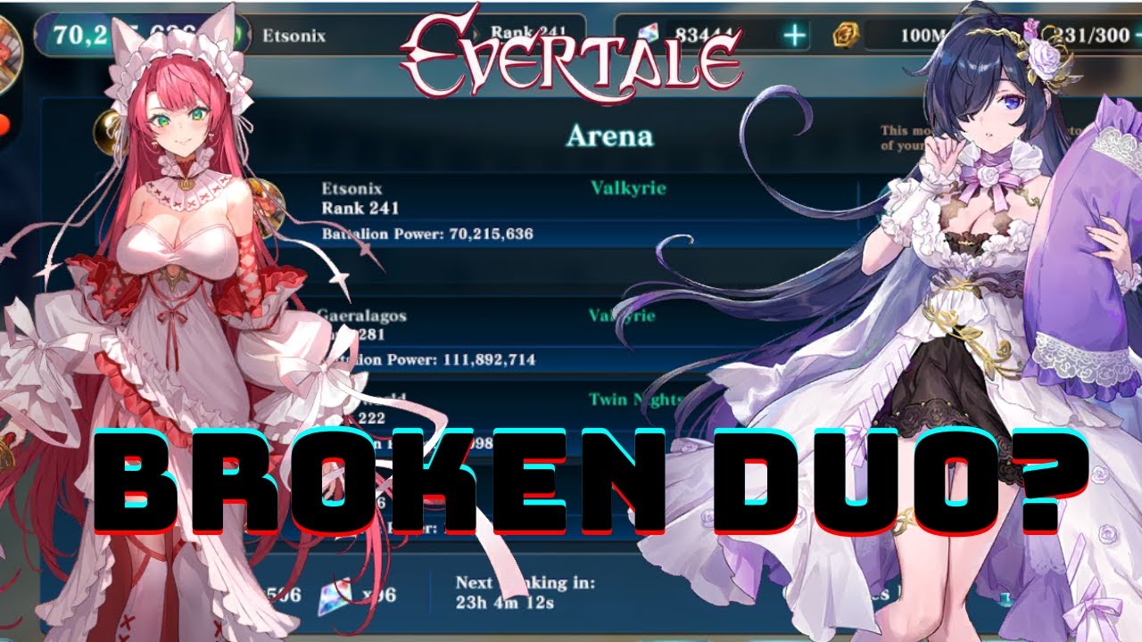 Evertale - How broken is Cinderella and Sleeping Beauty in Arena? - YouTube