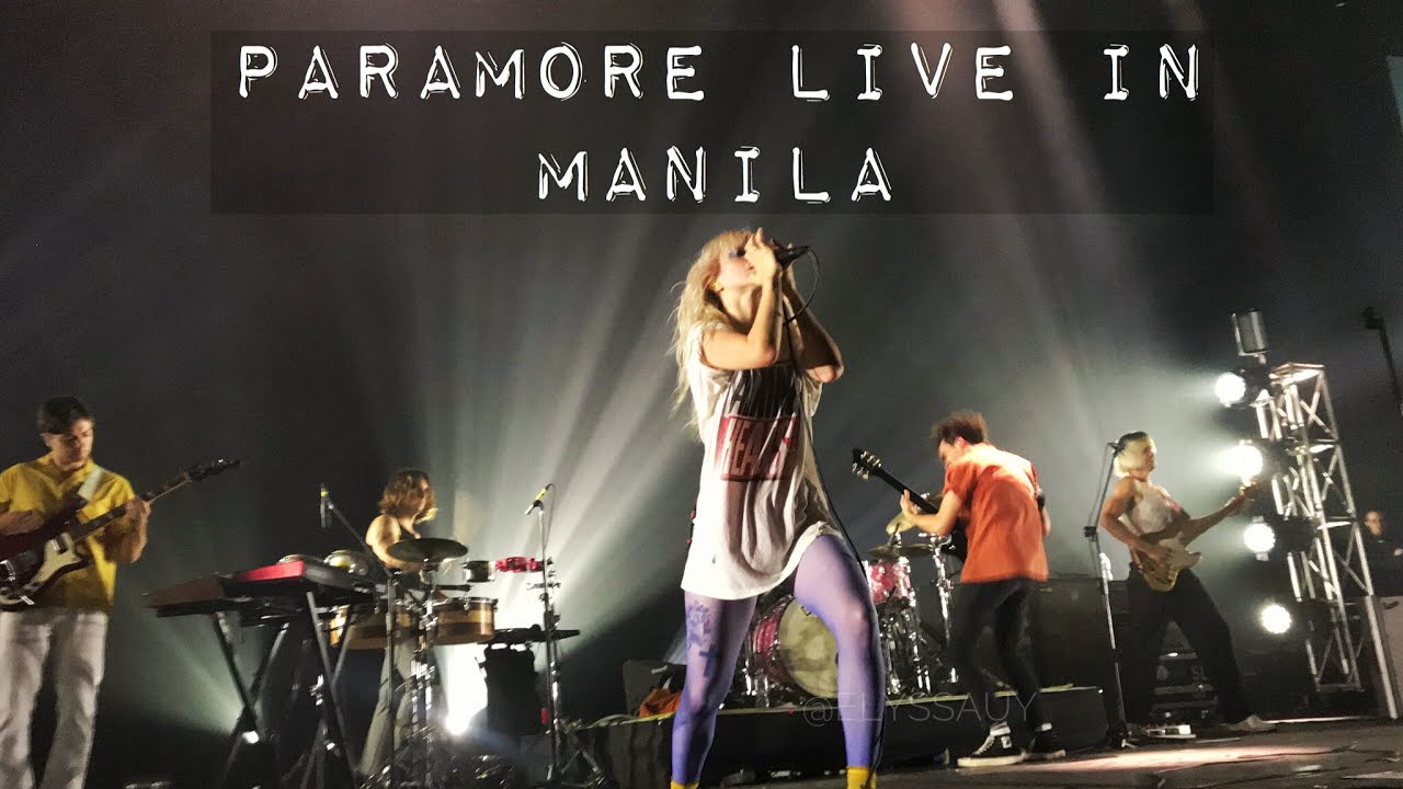 Paramore Live in Manila!! | Life with Ellamazing - YouTube