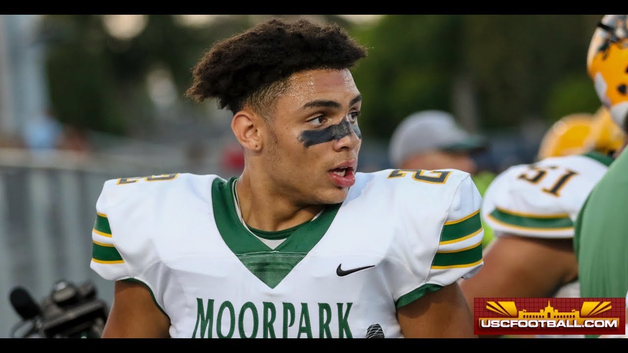 Four-star WR Drake London iso highlights, including game-winning catch ...