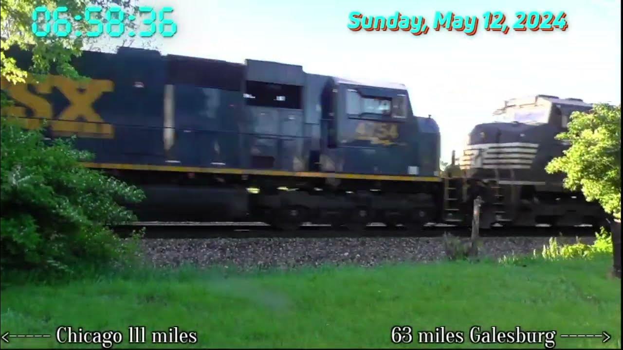 5/12/24 BNSF Mendota Sub Trains w/ Weed Sprayer, Odd Horns, Amtrak 69 - YouTube