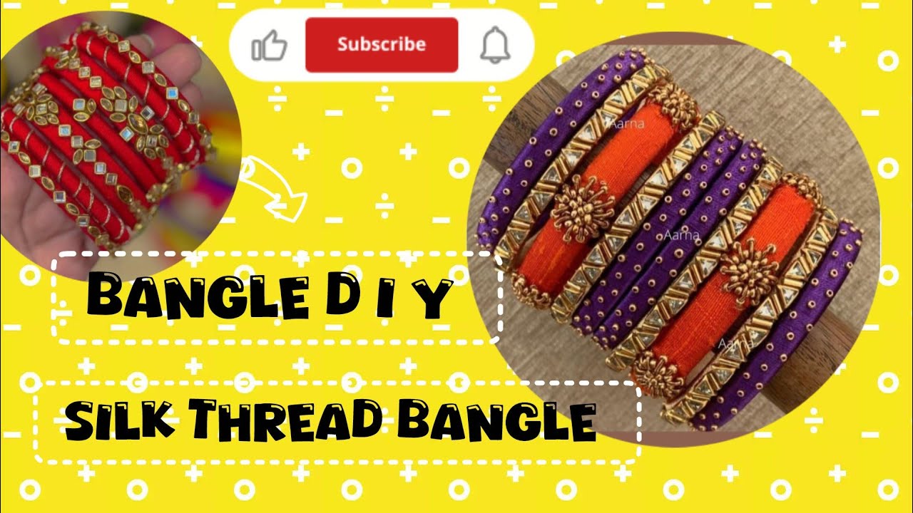 DIY Beautiful Bangles at Home | Easy Craft Idea 💫 @spiceoflife_25 - YouTube