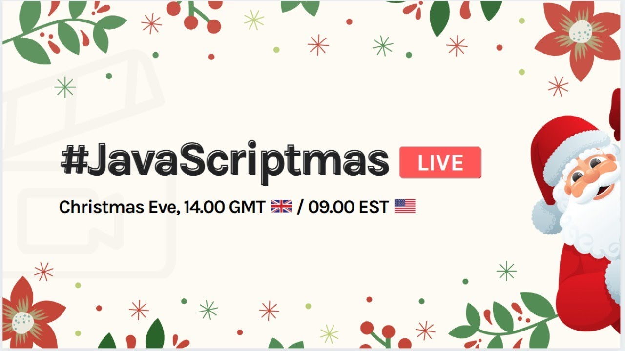 Announcing #JavaScriptmas winners, and more - YouTube