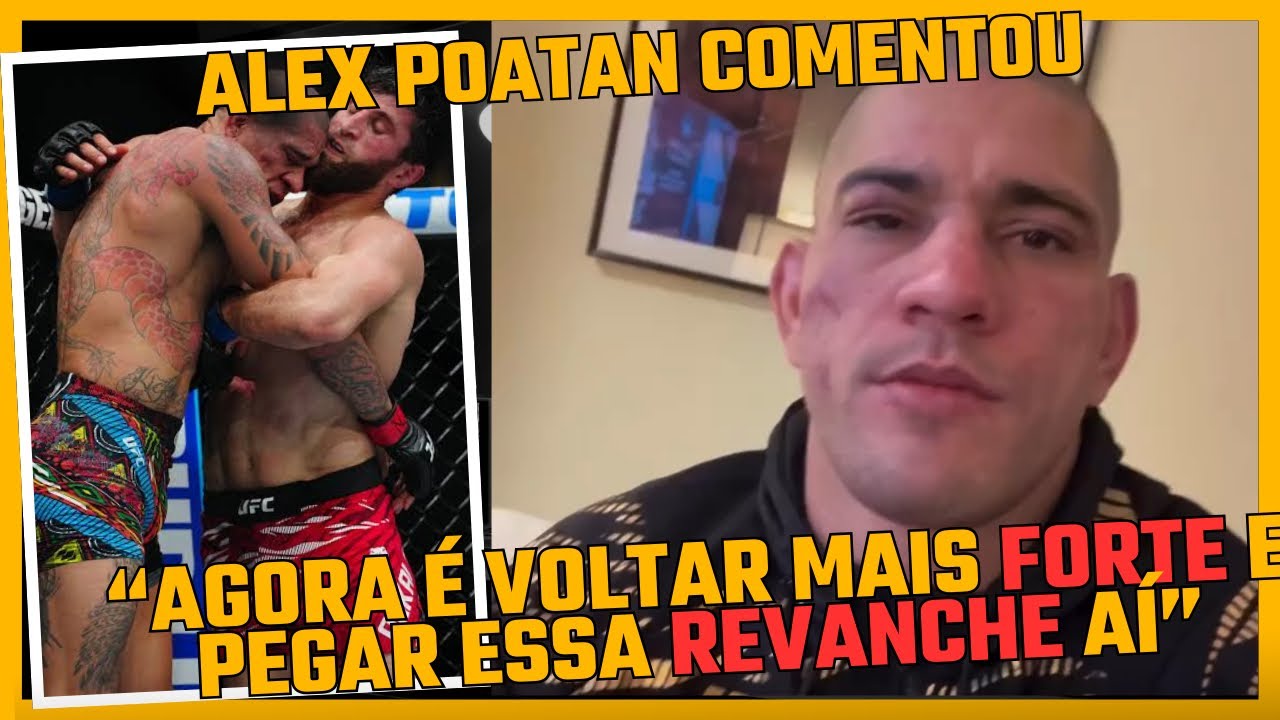ALEX POATAN SE MANIFESTA APÓS DERROTA E PROMETE VOLTAR MAIS FORTE ...