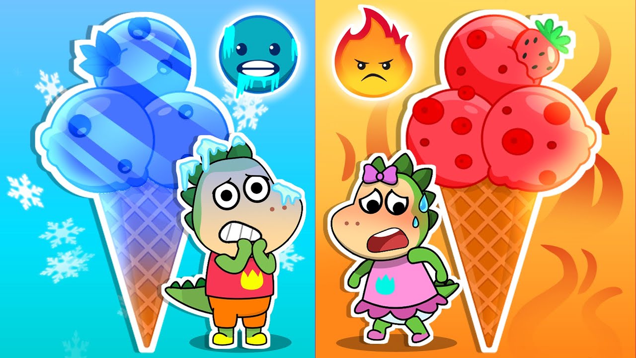 🌋 The Floor is Lava with the Wacky Weather Machine! 🔥 Hot vs. ️ Cold ...