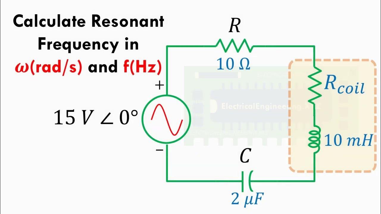 Resonant Frequency Solved Example Problem 1 - YouTube