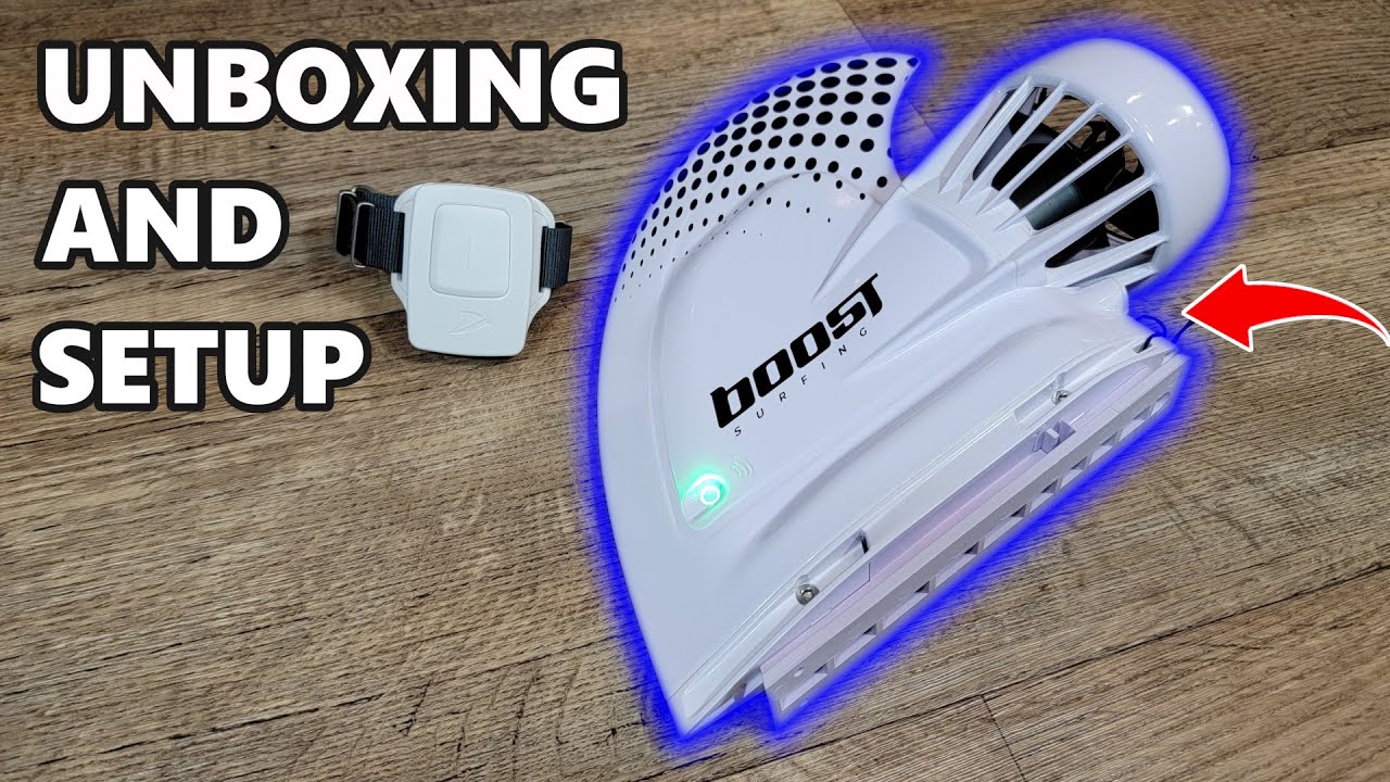 Boost Surfing Fin Setup And Unboxing | Electric Board Motor - YouTube