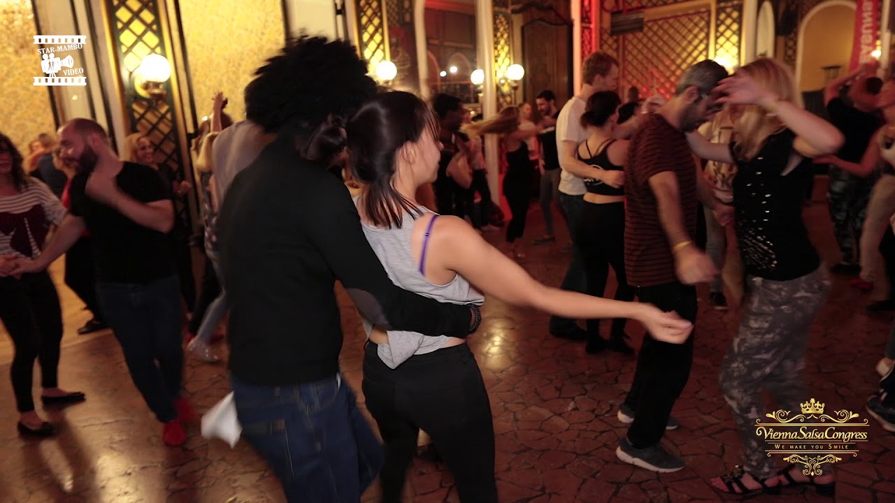 Nader & Rachel - social dancing @ Vienna Salsa Congress 2018 - YouTube