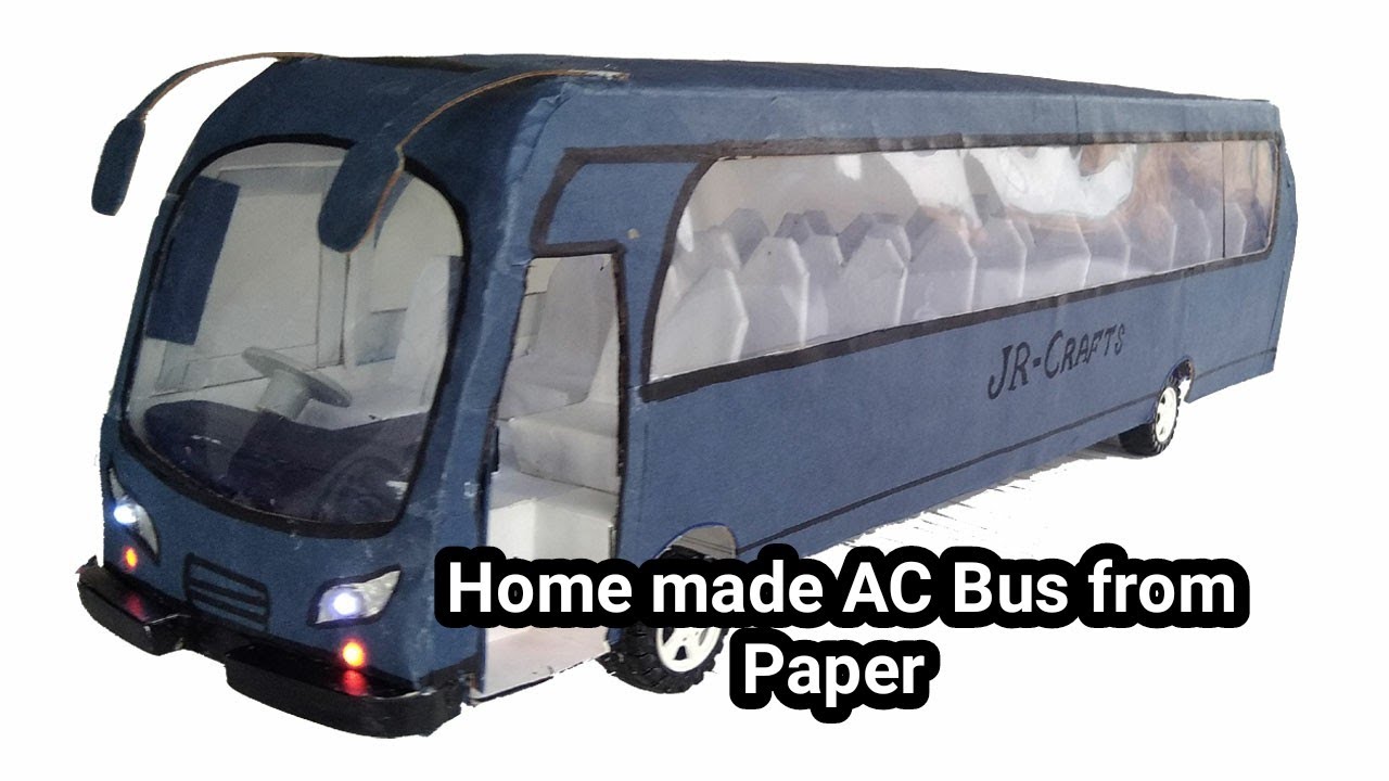 How to Make a Ac bus from Cardboard - YouTube