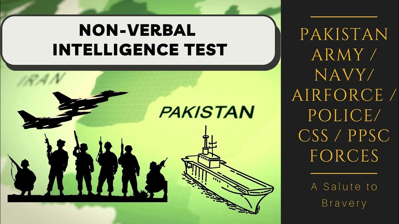 Non Verbal Intelligence Test Pakistan Army / Navy/Airforce / Police ...