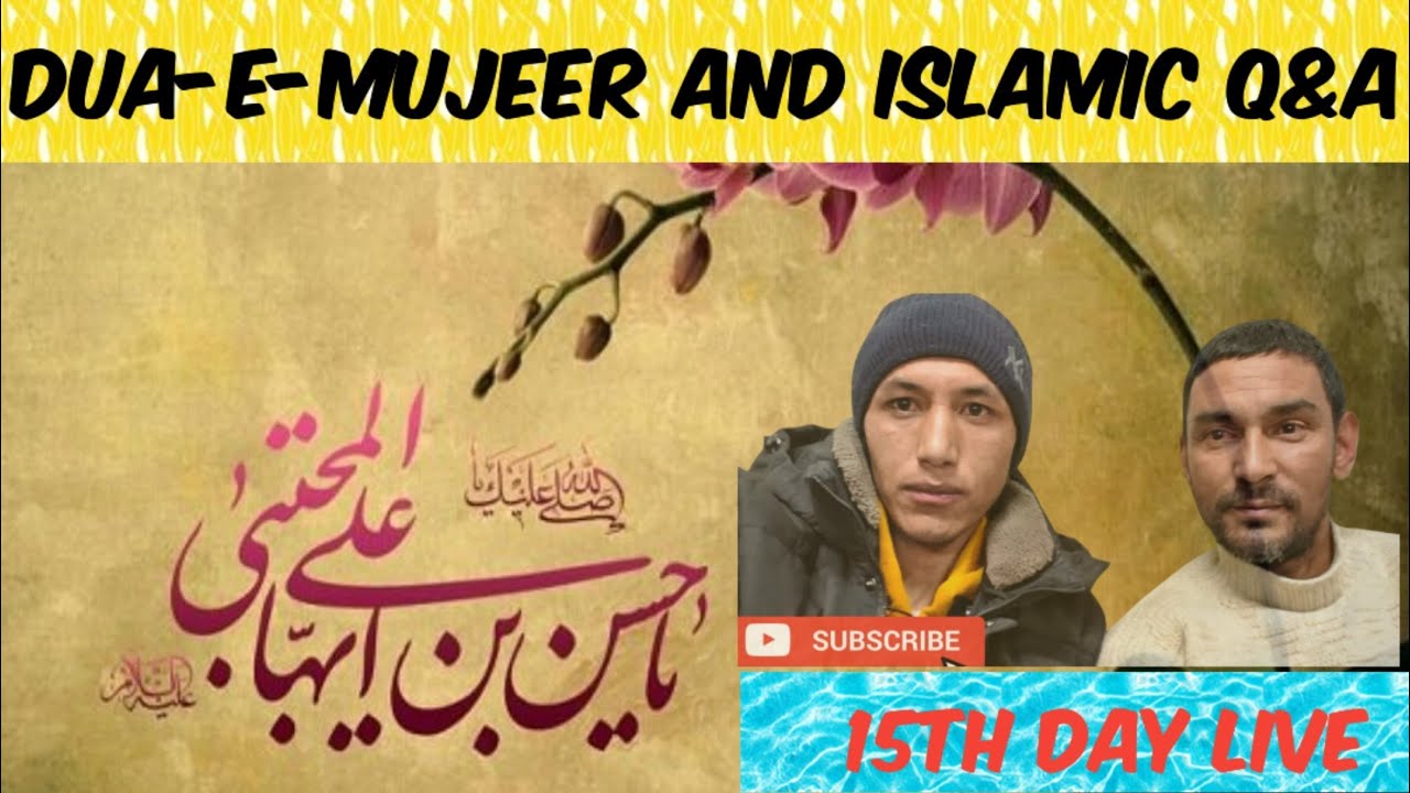 Ladakh Update 786 is live Dua-e-Mujeer and Islamic Q&A || Eid Mubarak ...