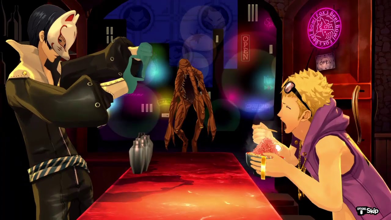 P5R Fox and Skull's showtime ENG - YouTube