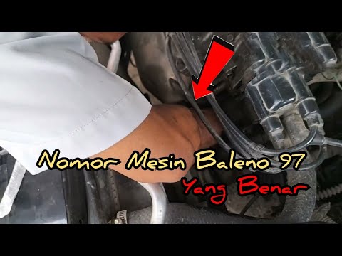 DISINI, Posisi Nomor Mesin Baleno 97 Yang Benar - YouTube