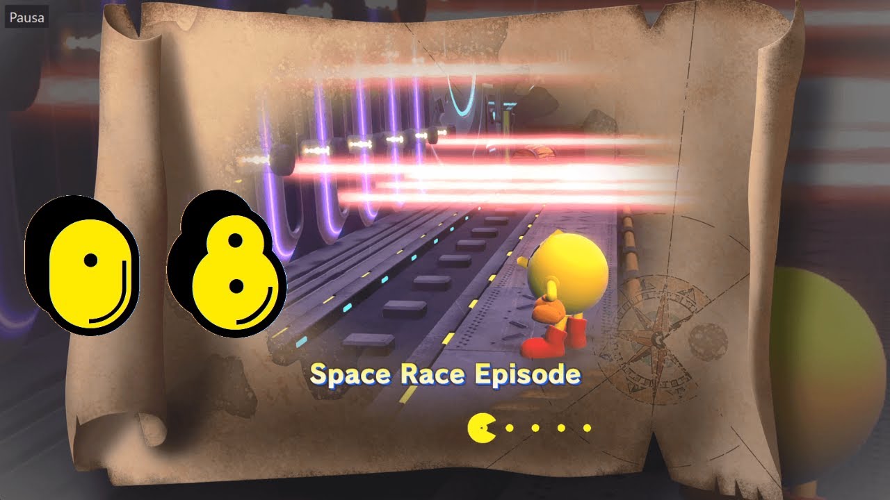 PAC-MAN WORLD Re-PAC | Space Area | 3-1: Space Race - YouTube