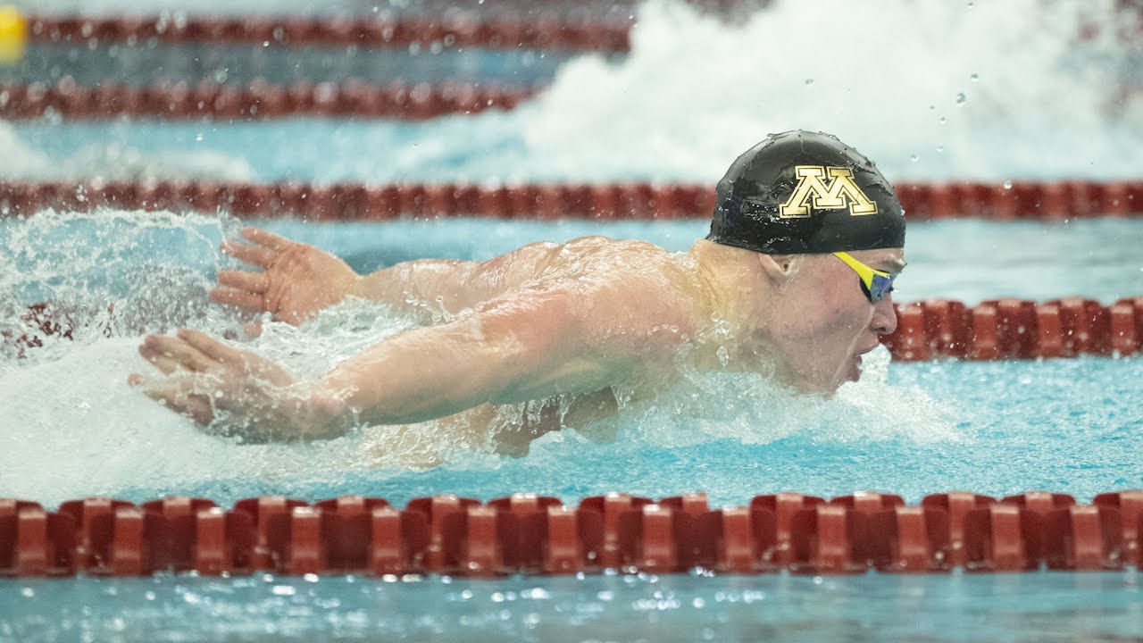 Jacob Johnson Earns 200M Butterfly Silver Medal at 2025 Big Ten ...